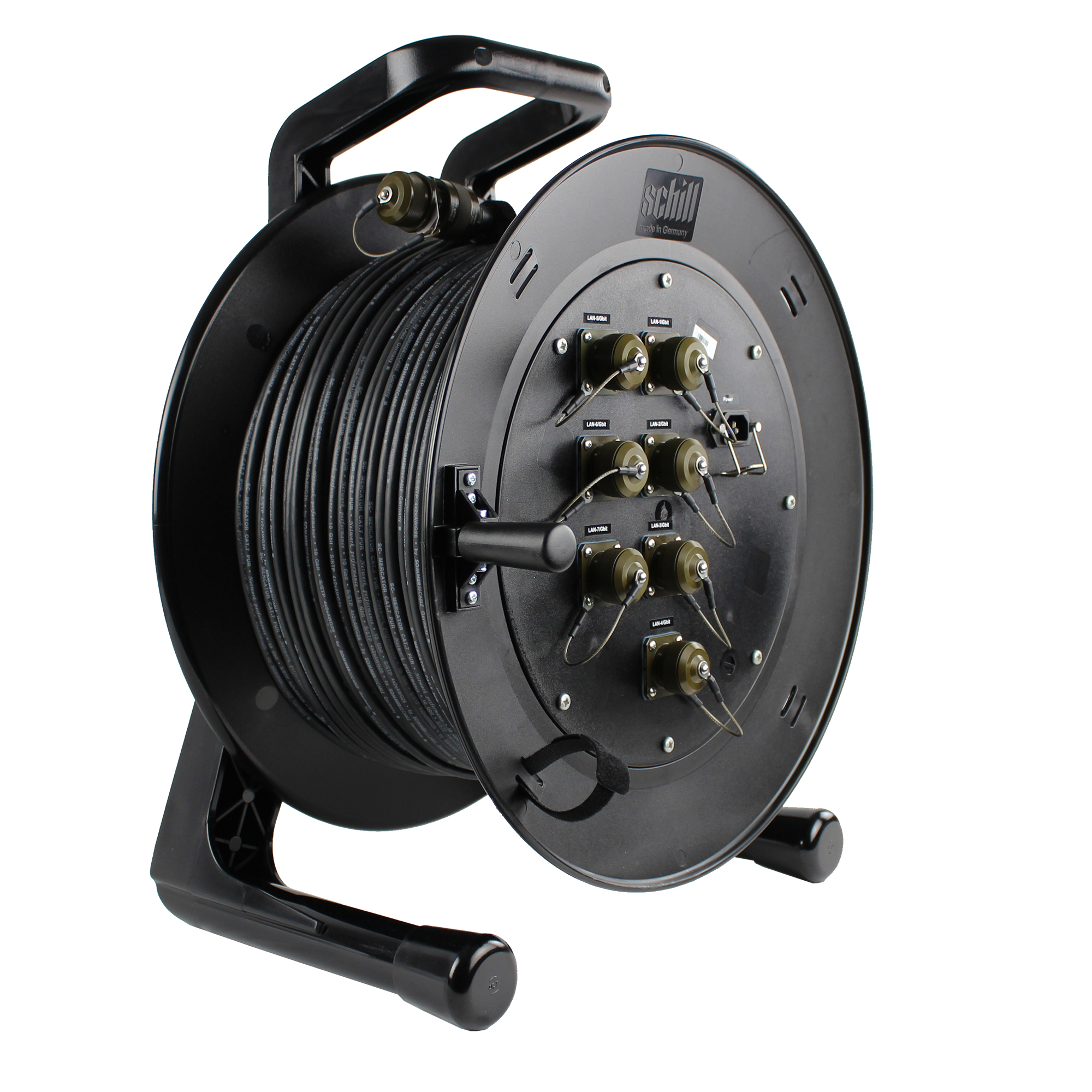 Enrouleur de câble RJ45 8 ports - roda computer GmbH